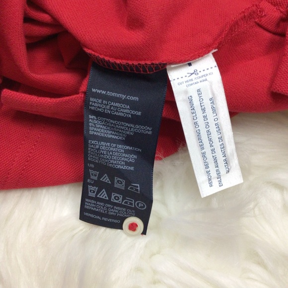 Tommy Hilfiger | Tops | Nwt Tommy Hilfiger Stretch Soft Cotton Blend Red Golf Active Polo M ...